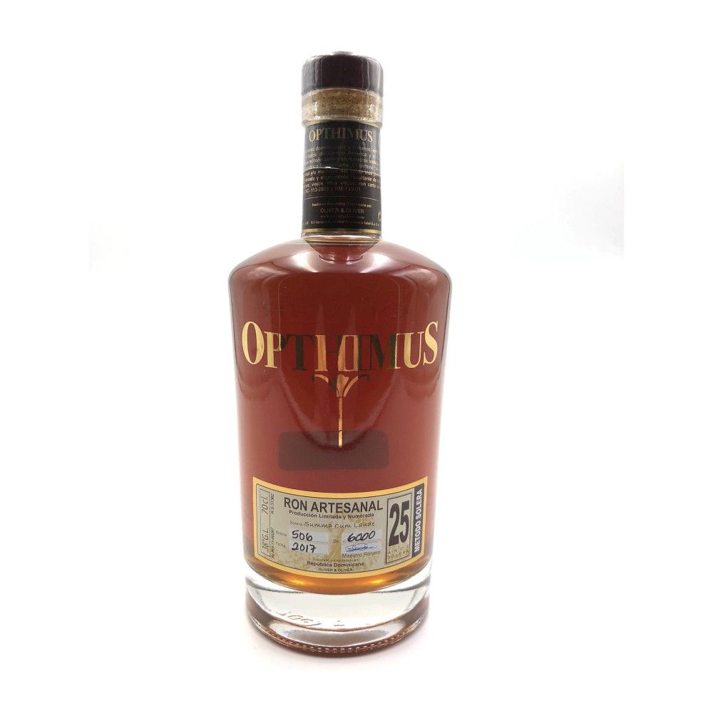 Rum Opthimus 25 years old, Dominican Republic, 38°